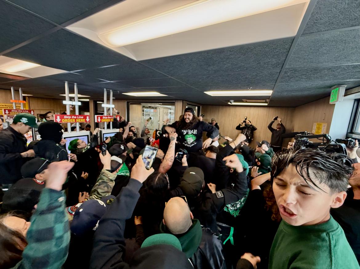 A Street Punk Band From Whittier Played Inside a McDonald's in South ...