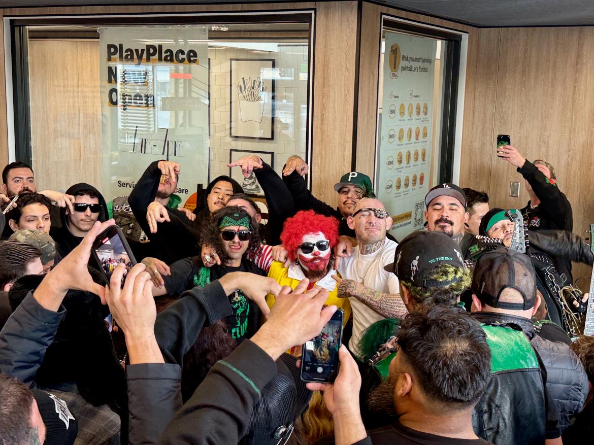 A Street Punk Band From Whittier Played Inside a McDonald's in South ...