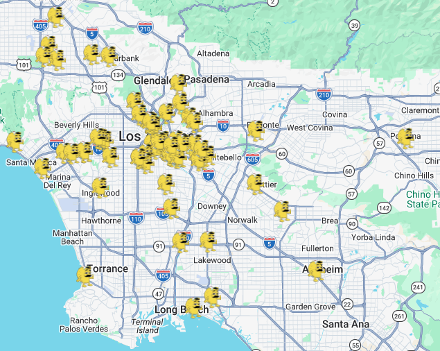 We Mapped All 64 TACO MADNESS Competitors, From Palms to Pomona ~ L.A. TACO
