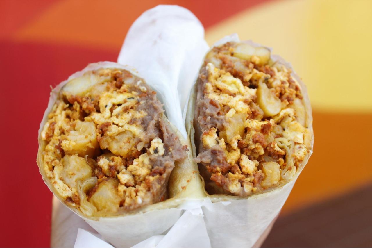 Burrito Track in Whittier, Which Offers 17 Types of Breakfast Burritos ...